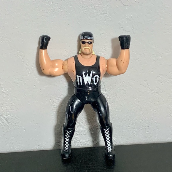 Wcw | Toys | 998 Wcw Hulk Hogan Nwo Wrestling Action Figure | Poshmark